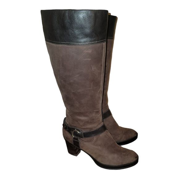 Clarks | Shoes | Clarks Womens Sz 8 Artisan Boots Tall Form Fit Side ...